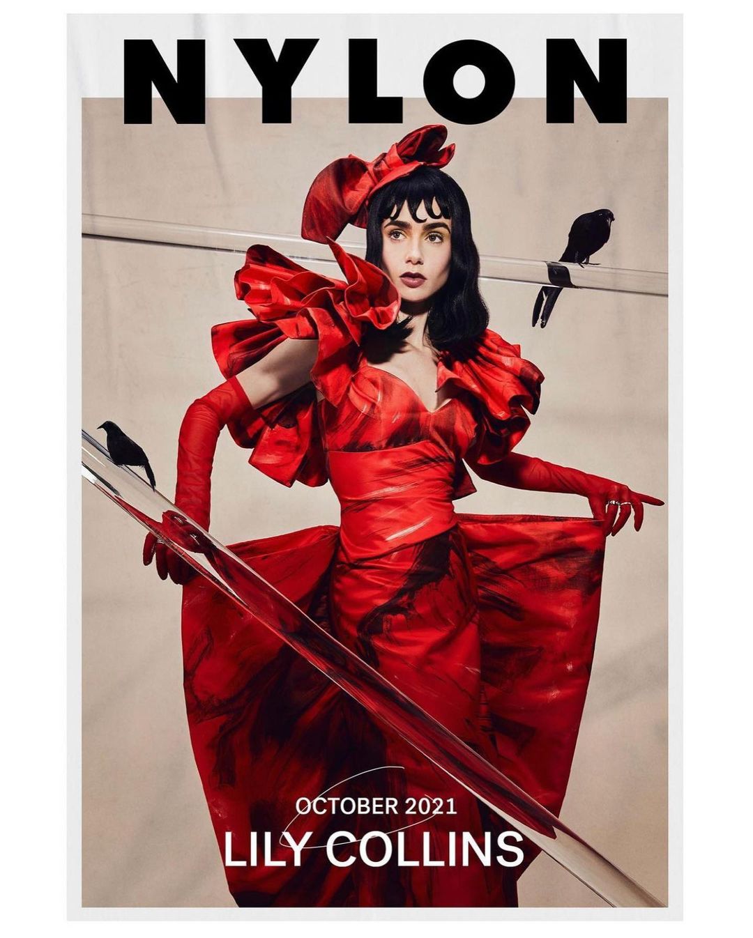 Lily Collins Covers NYLON – BeautifulBallad