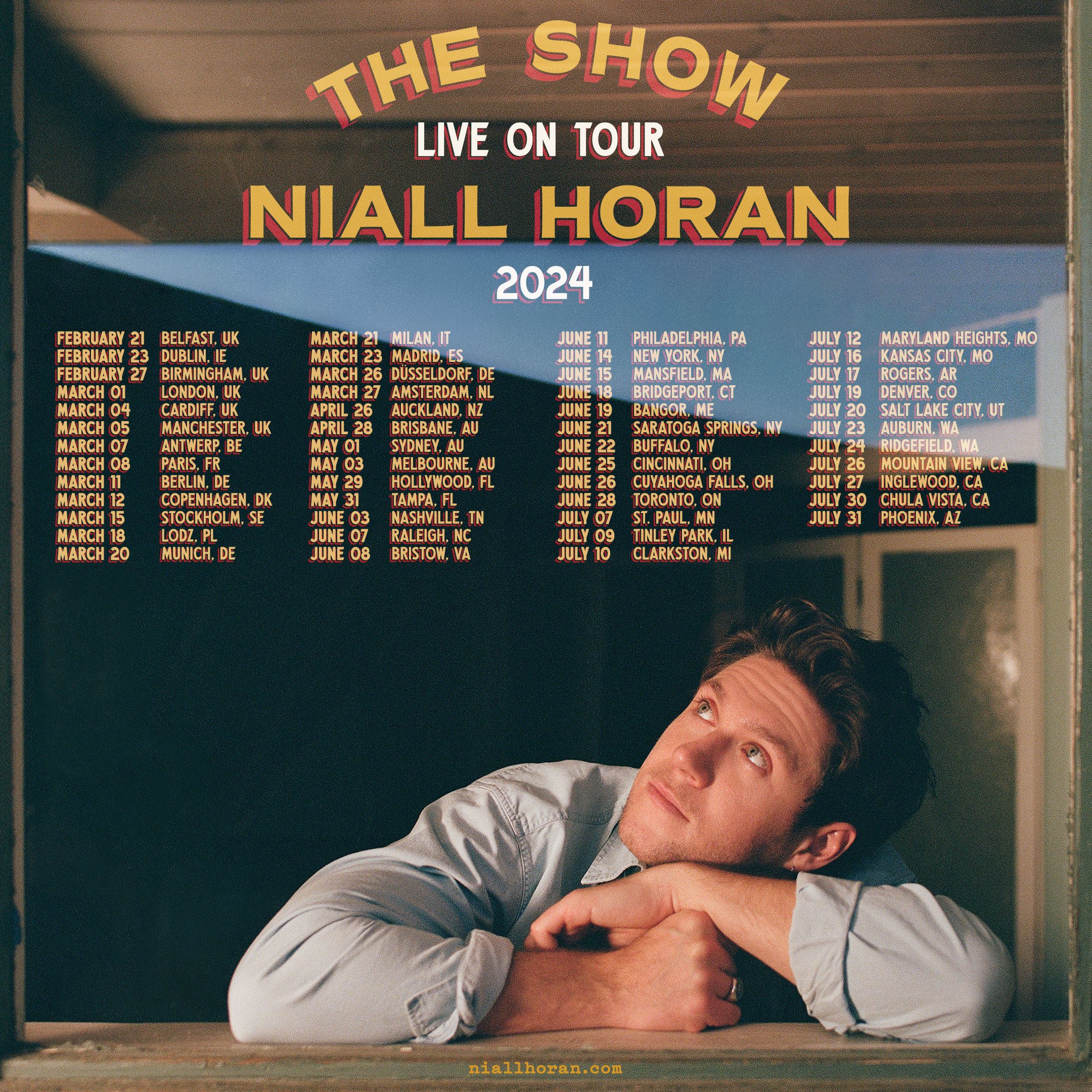 Niall Horan 2024 Tour Schedule In India - Libby Othilia Niall Horan 2024 Tour Schedule In India - Libby Othilia
