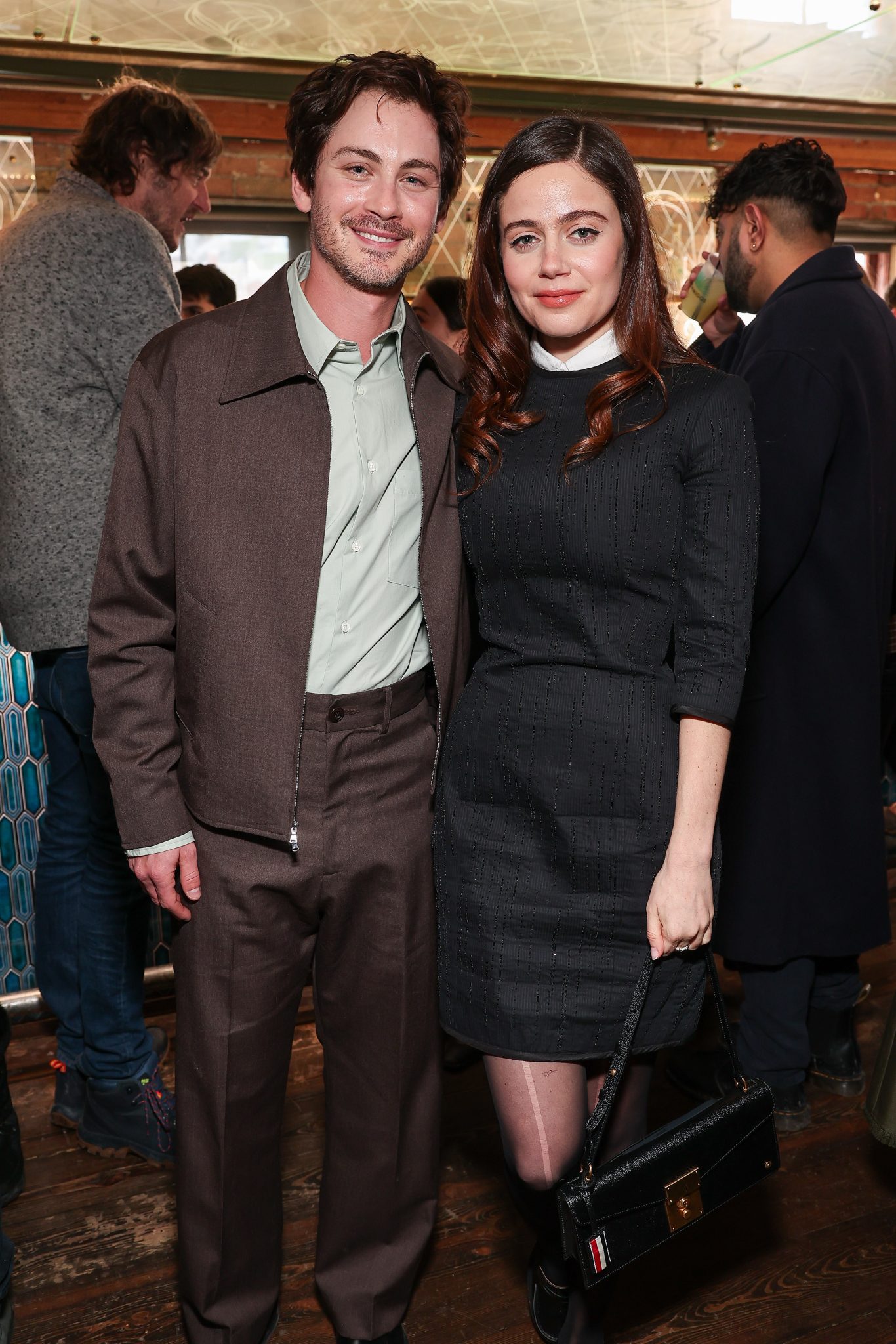 Logan Lerman, Molly Gordon, and Geraldine Viswanathan Attend Post ...