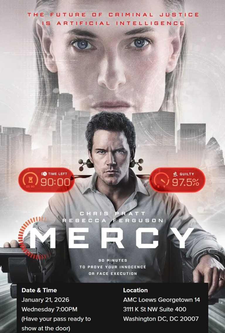 DMV Readers! Win Passes to an Advance Screening of ‘Mercy’ starring ...